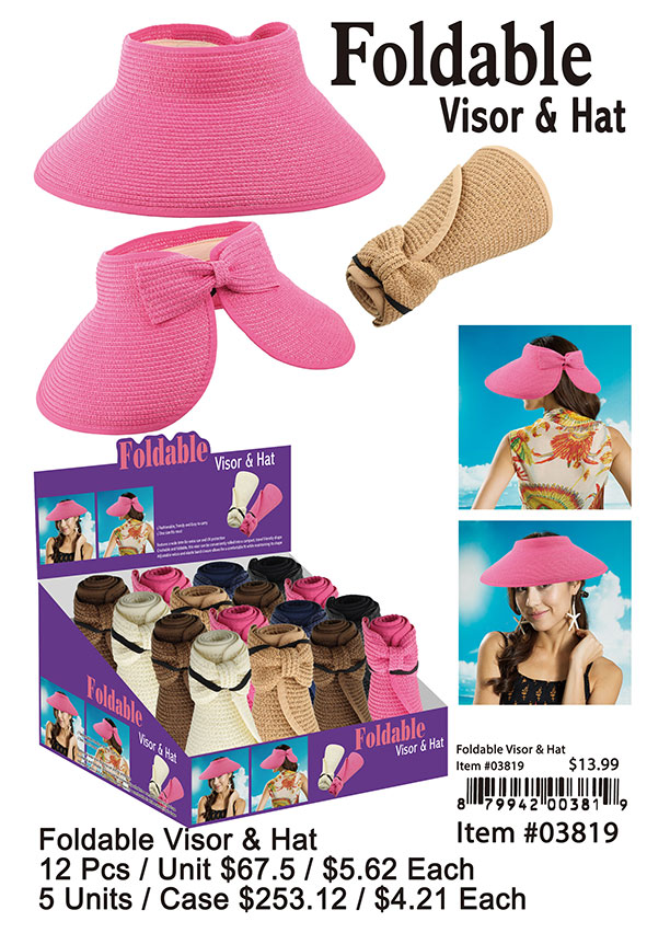 Foldable Visor and Hat - Puka Creations