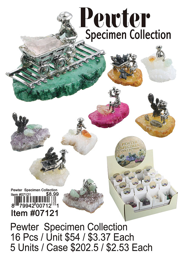Pewter Specimen Collection - Puka Creations