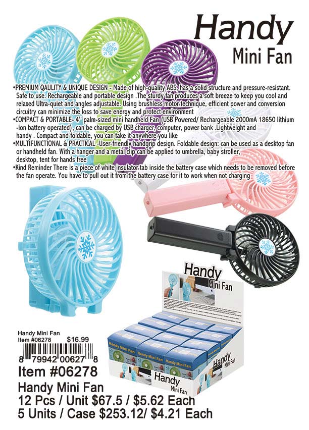 Handy Mini Fan - Puka Creations