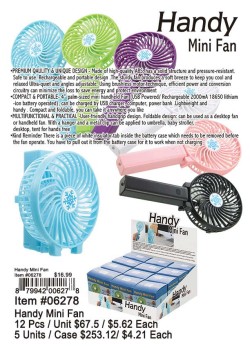 Handy Mini Fan - Puka Creations