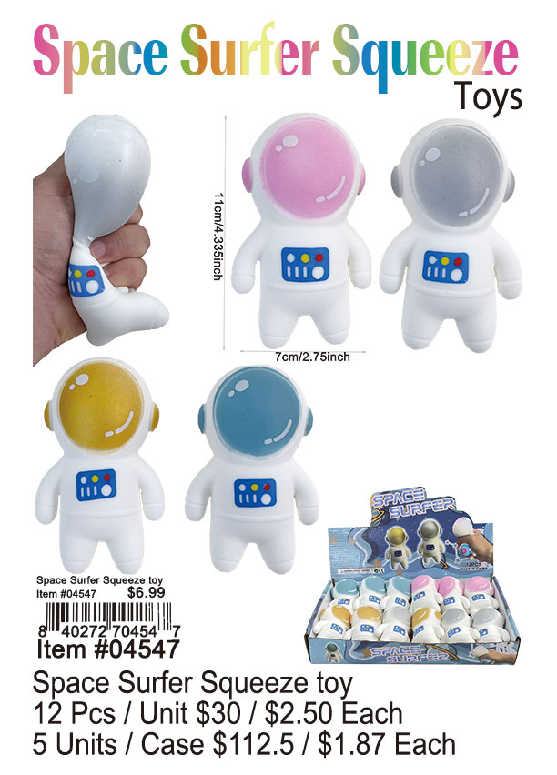Space Surfer Squeeze Toy - Puka Creations