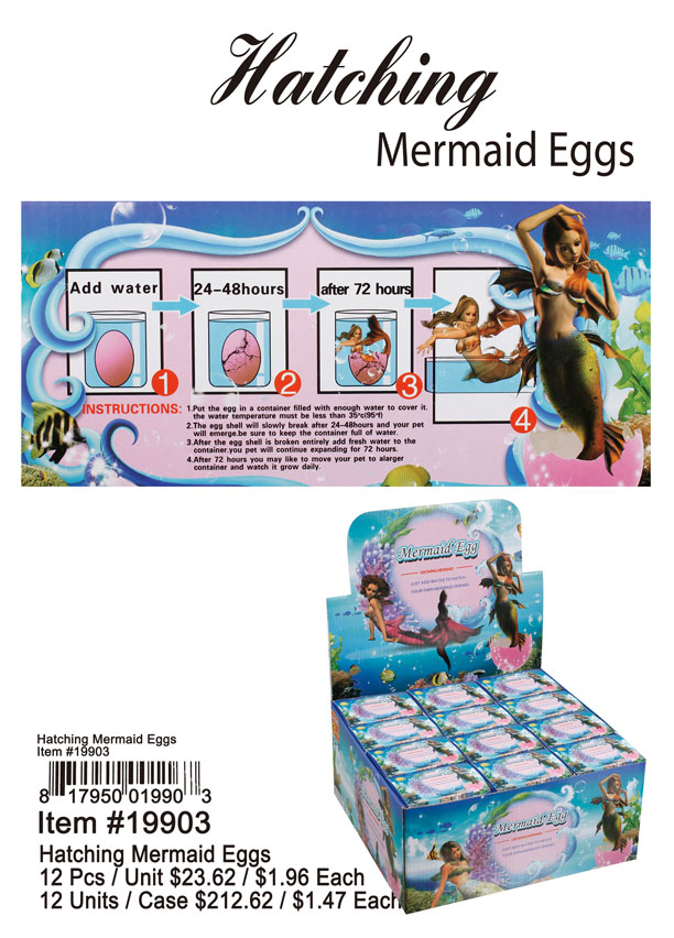 Hatching Mermaid Eggs