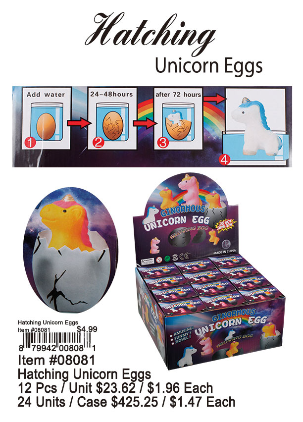 Hatching Unicorn Eggs - Puka Creations