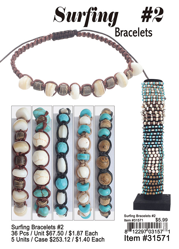 Surfing Bracelets 2 - Puka Creations