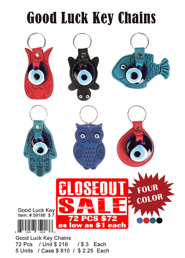 Good Luck Keychains (CL) - Puka Creations