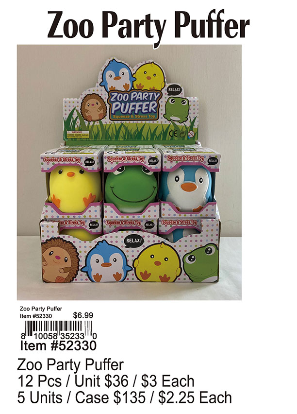 Zoo Party Puffer