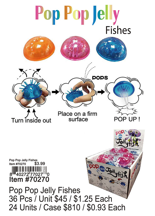 Pop Pop Jelly Fishes