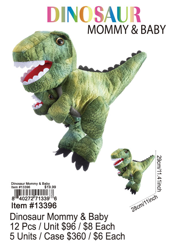 Dinosaur Mommy and Baby - Puka Creations