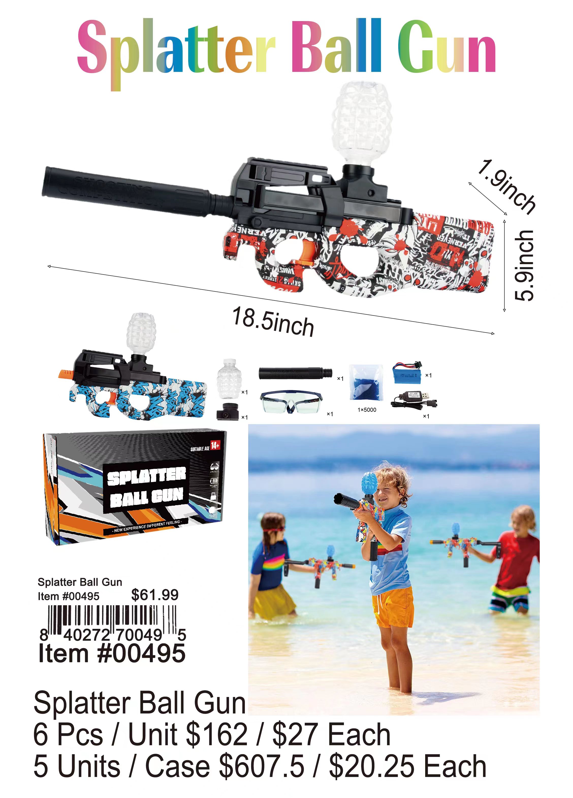 Splatter Ball Gun - Puka Creations