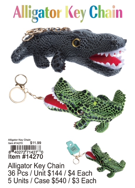 Alligator Keychain - Puka Creations