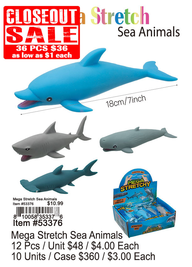 Mega Stretch Sea Animals - Puka Creations