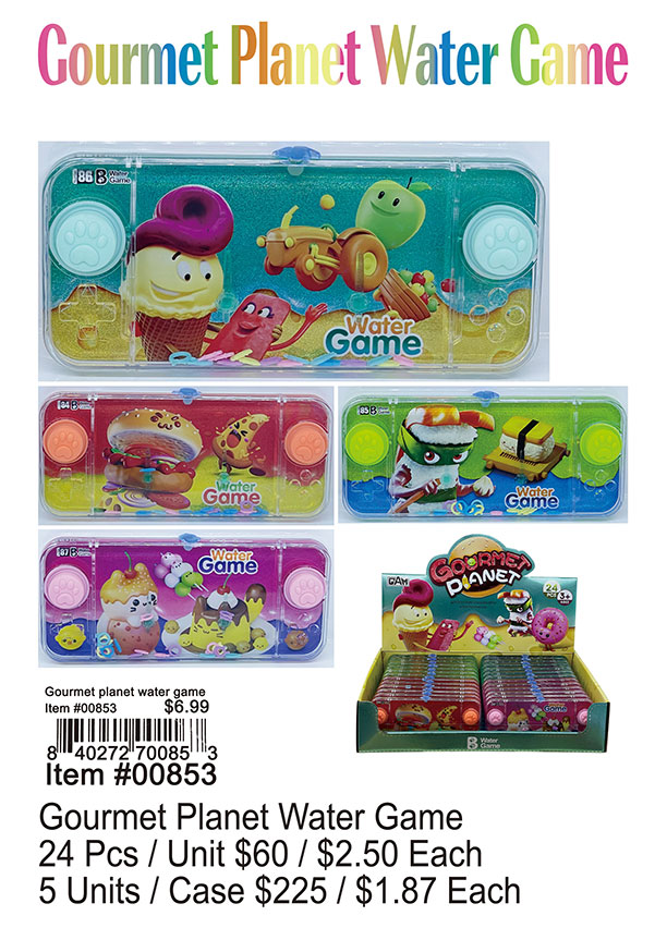 Gourmet Planet Water Game - Puka Creations