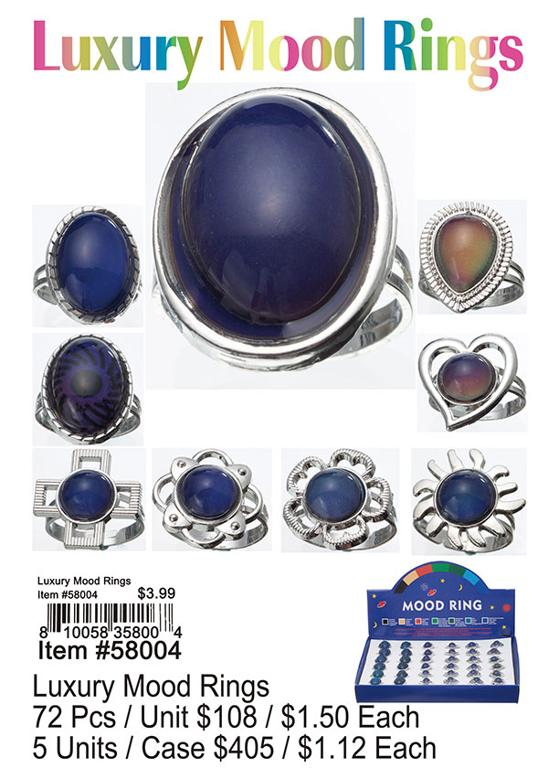 Luxury Mood Rings - Puka Creations